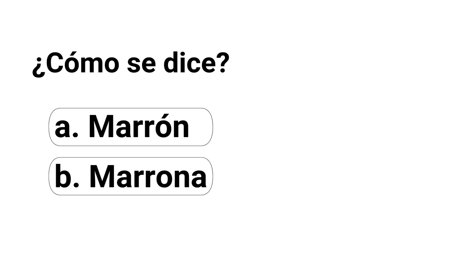 Por qué se dice marrón o marrona - La profe Mónica