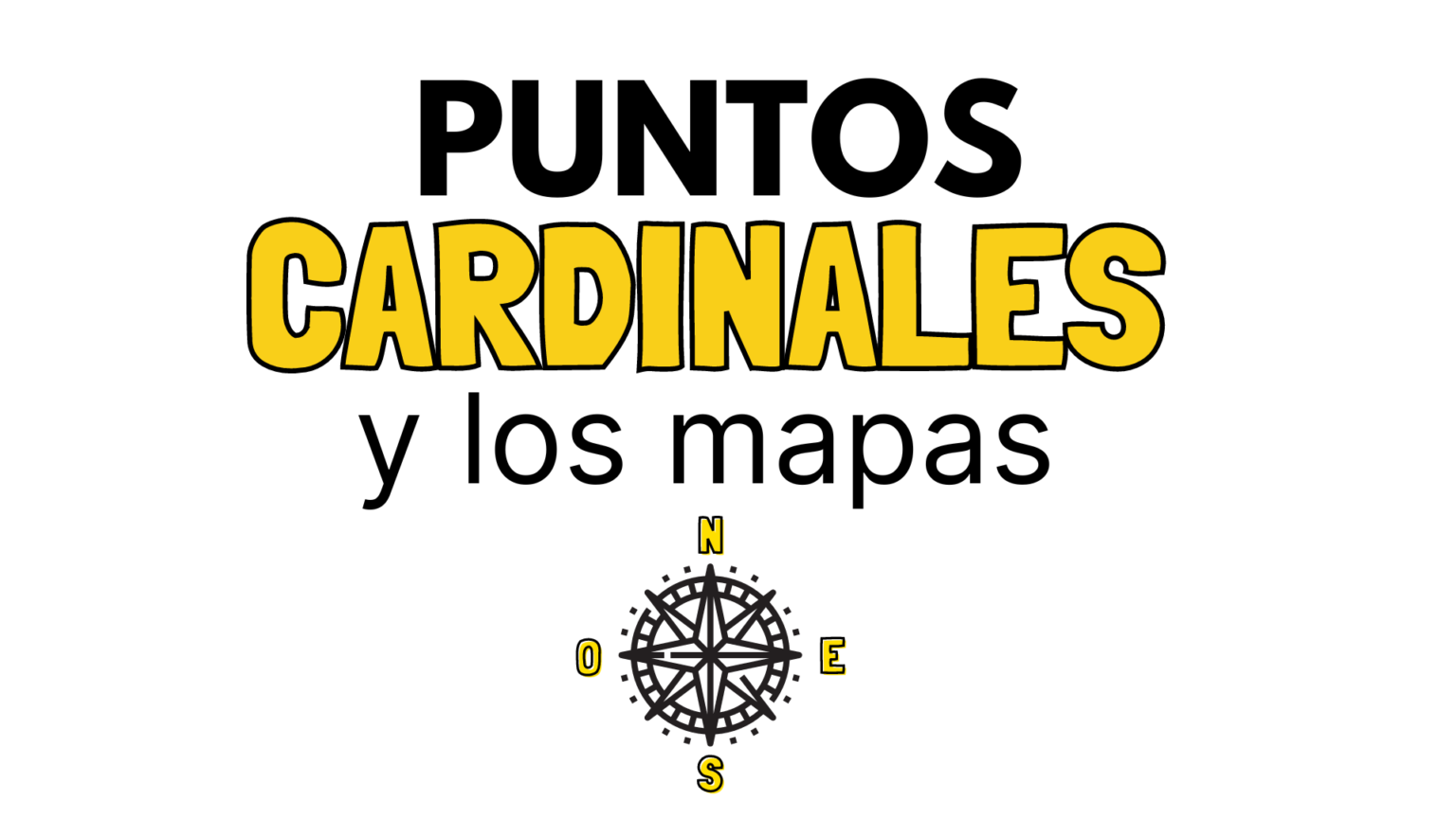 Puntos cardinales y los mapas - La profe Mónica