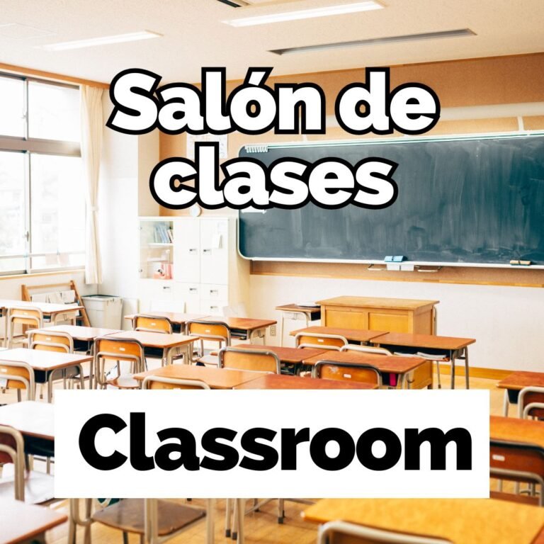 Partes de la escuela en inglés - La profe Mónica