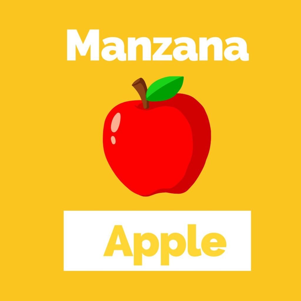 Frutas y verduras en inglés - La profe Mónica
